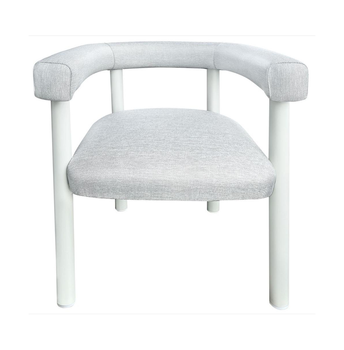 Click here for Larissa Patio Dining Chair - White/beige prices