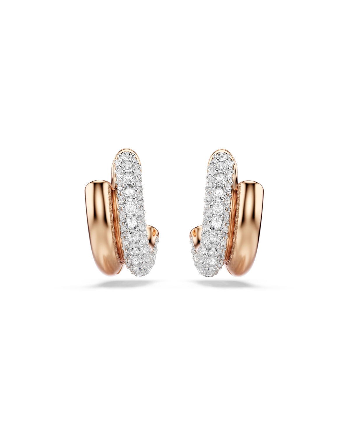 Click here for Swarovski Rose Gold-Tone Plated Gleaming Tubular H... prices