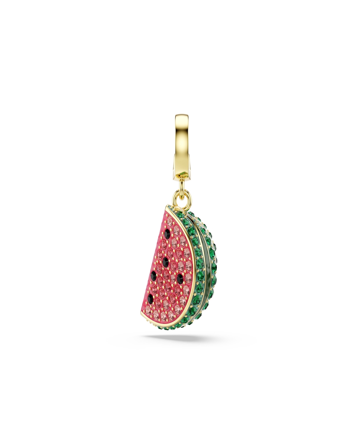 Click here for Swarovski Gold-Tone Plated Watermelon Slice Charm... prices