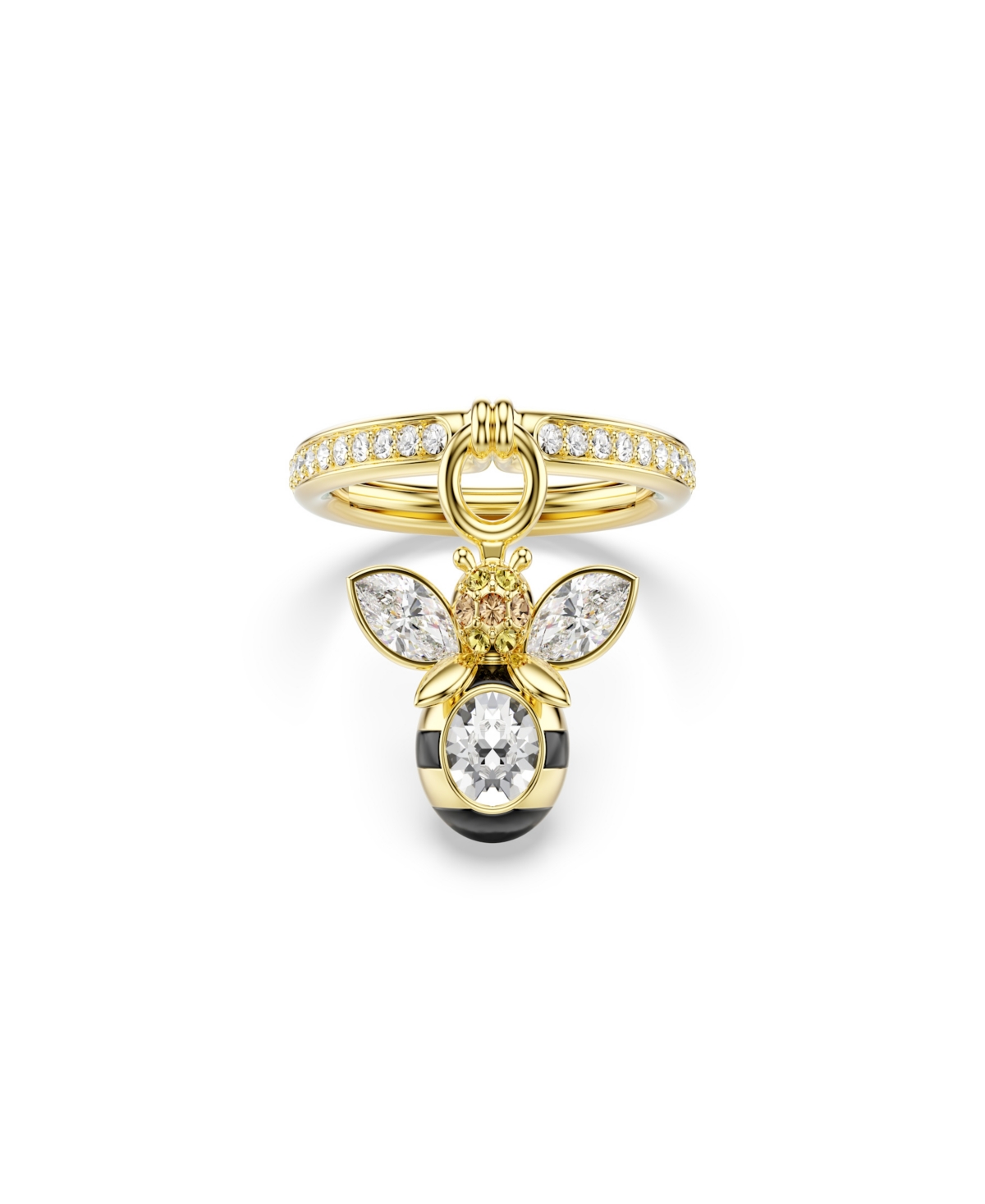 Click here for Swarovski Gold-Tone Plated Bee-Shaped Ring - Gold prices