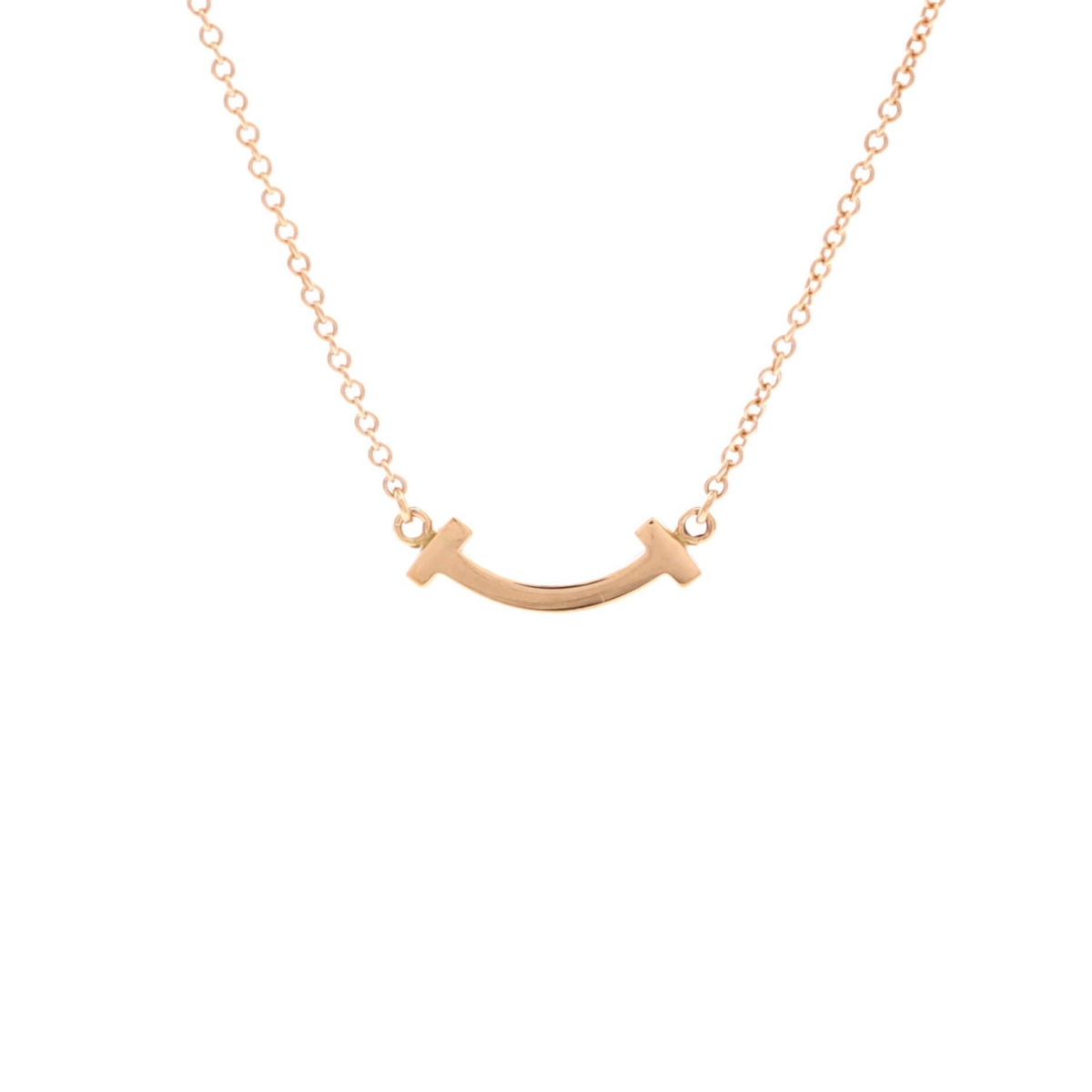 Click here for Pre-Owned Tiffany & Co T Smile Pendant Necklace -... prices