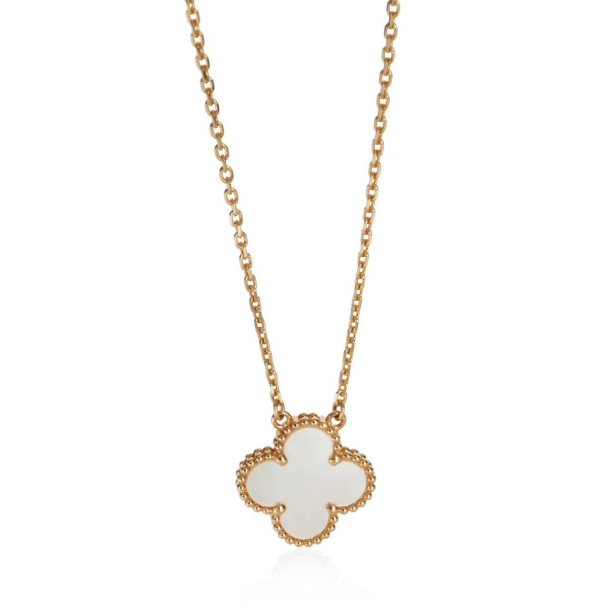 Click here for Pre-Owned Van Cleef & Arpels Yellow Gold Mother Of... prices