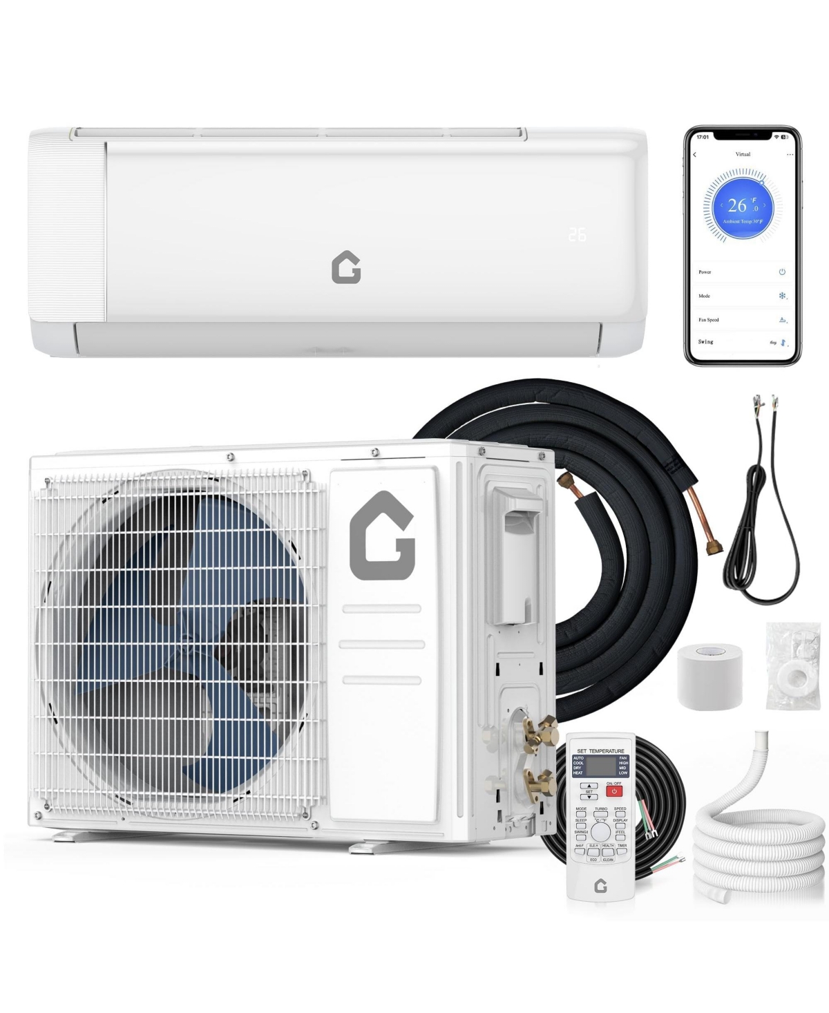 Click here for Xo 12000 Btu Mini Split Ac and Heat Pump  21 SEER2... prices