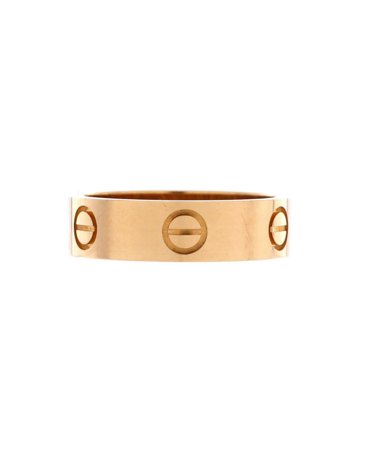 Click here for Pre-Owned Cartier Love Band Ring - 18k yellow gold prices