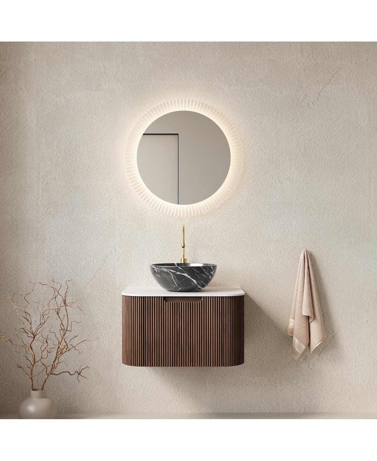 Click here for Sillysis Wall Mounted Bathroom Vanity with Artific... prices
