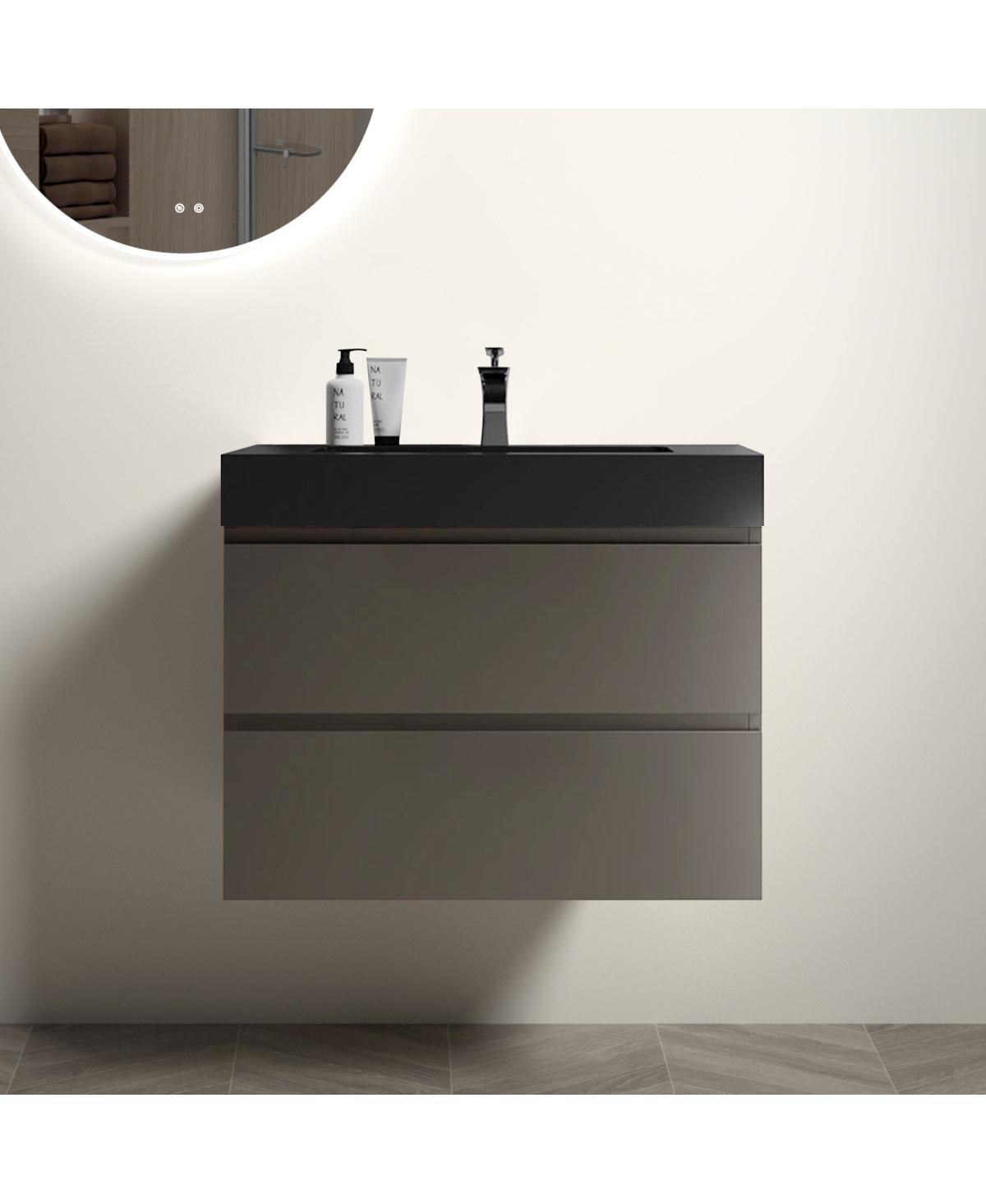 Click here for Sillysis 30 Floating Bathroom Vanity with Sink  Wa... prices