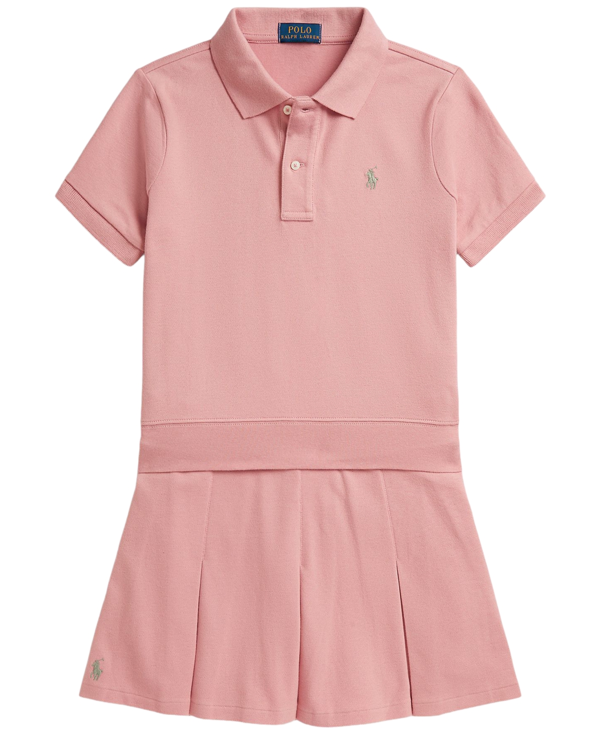 Click here for Polo Ralph Lauren Girls 7-16 Stretch Mesh Boxy Pol... prices