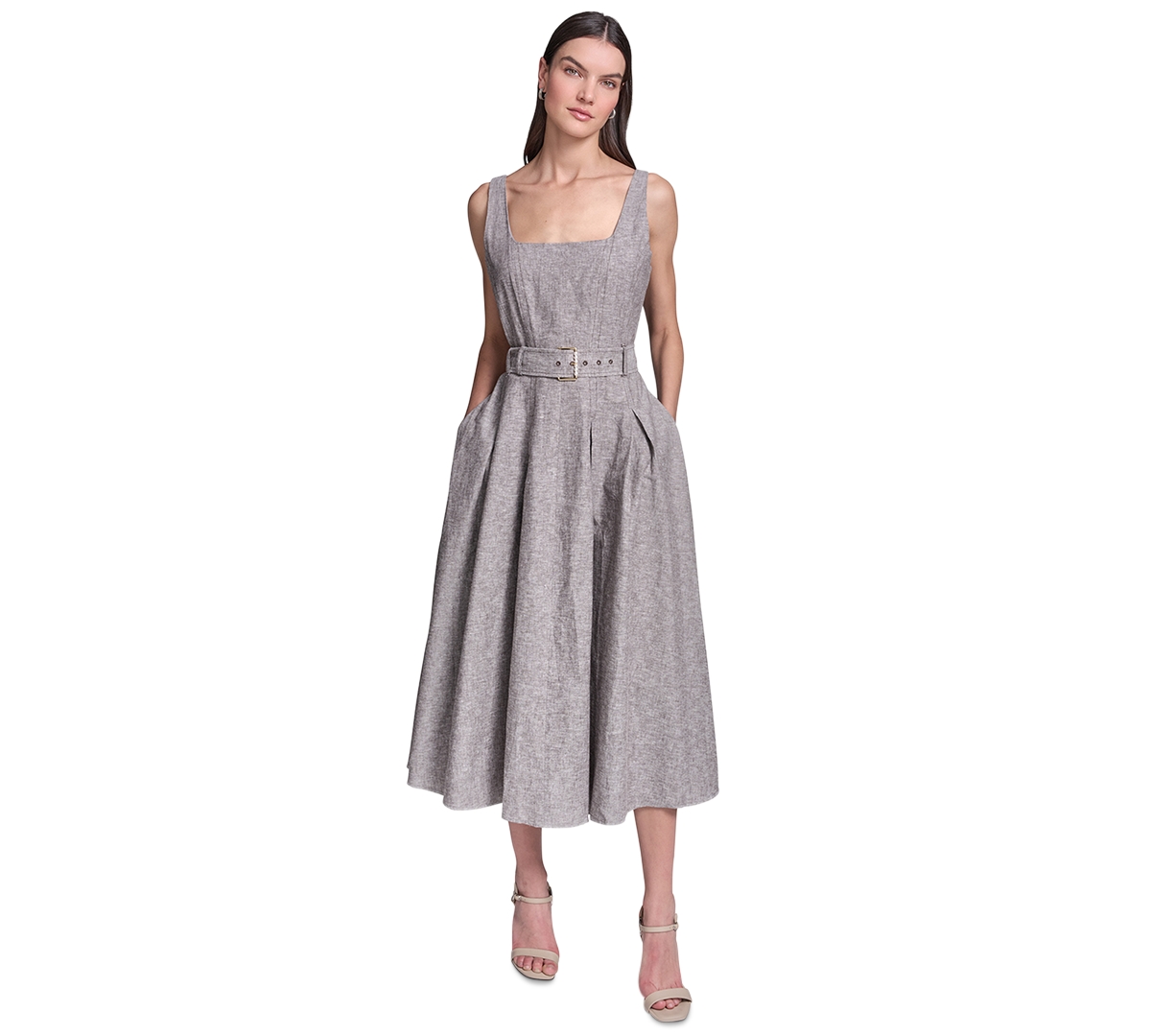 Click here for Karl Lagerfeld Paris Womens Fit and Flare Belted M... prices