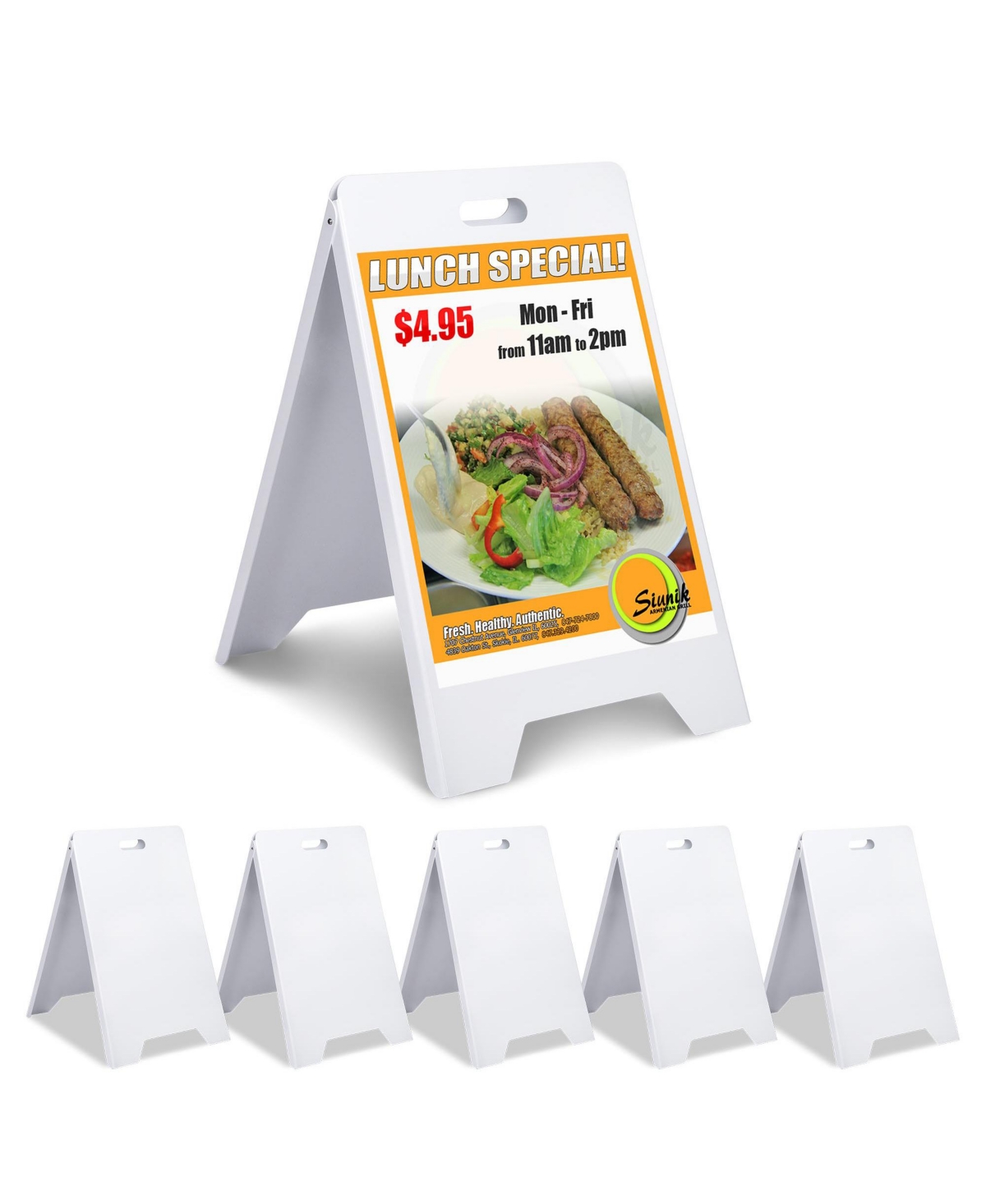 Click here for Yescom 19 x 32 A-Frame Signboard Folding Double Si... prices