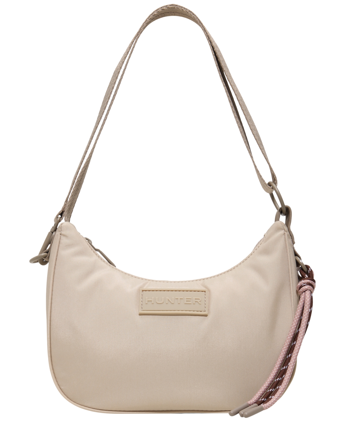 Click here for Hunter Mens Loop Back Shoulder Crossbody Bag - Nat... prices