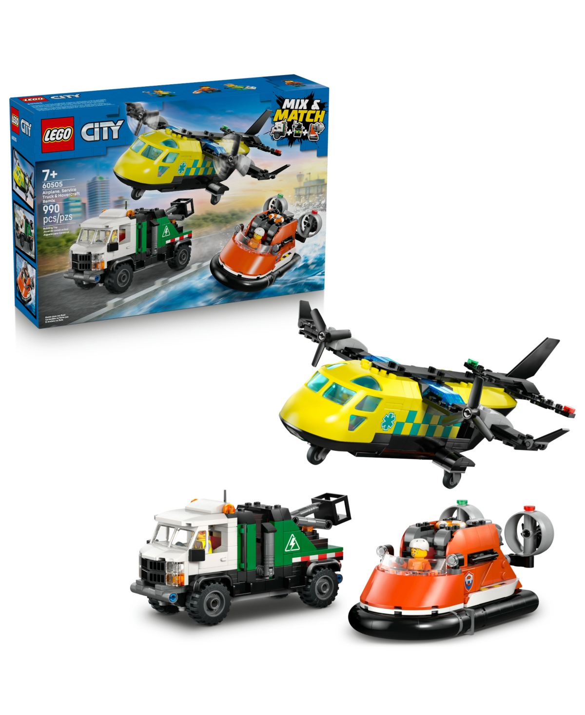 Click here for Lego City Airplane  Service Truck and Hovercraft R... prices