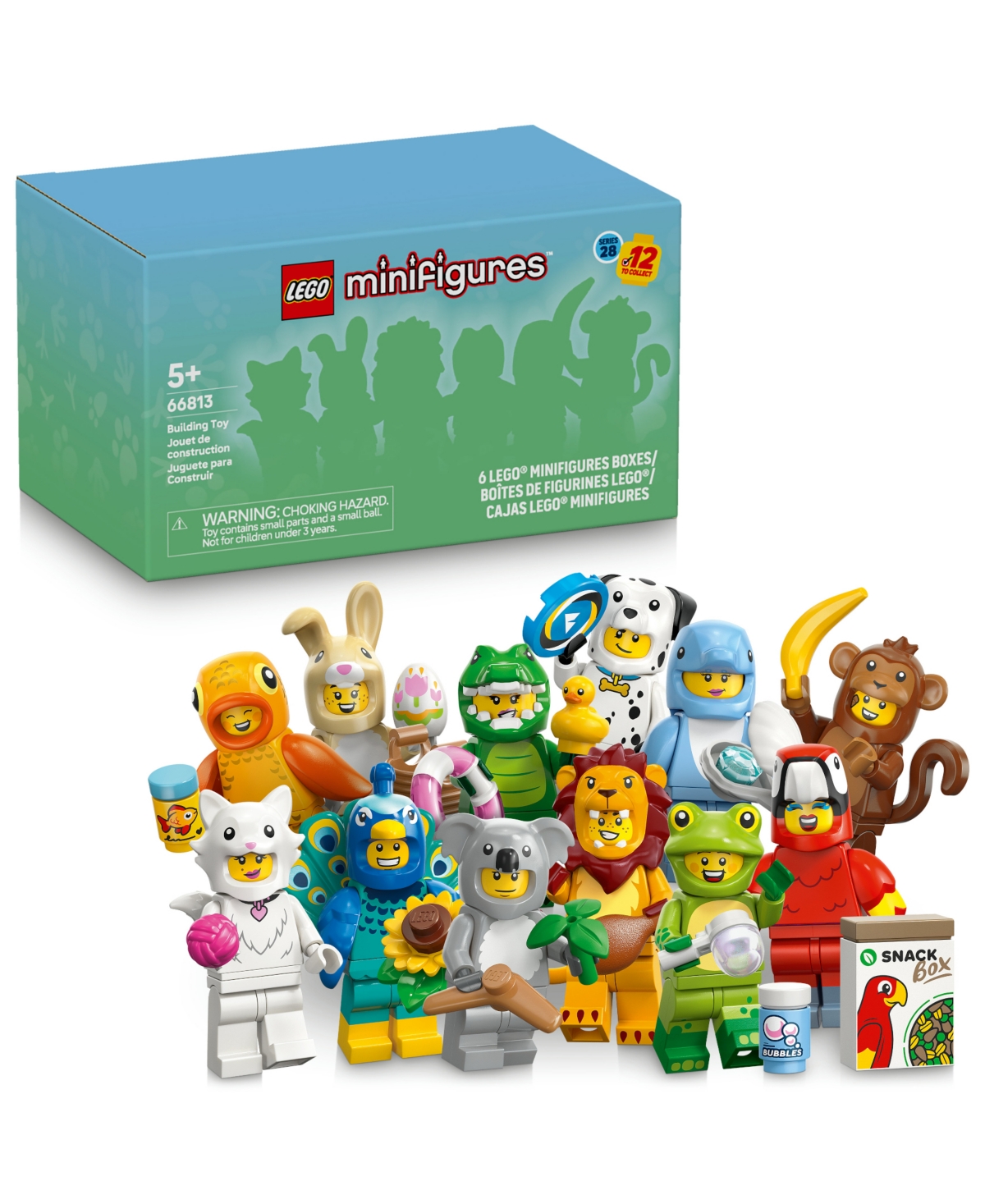 Click here for Lego Minifigures: Animals Series 28 6-Pack Kids Toy 66813 - Multi prices