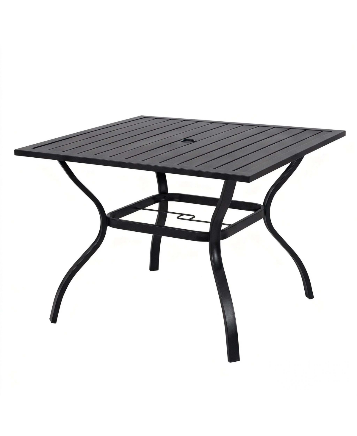 Click here for Clihome Metal Steel Slat Patio Dining Table  Squar... prices
