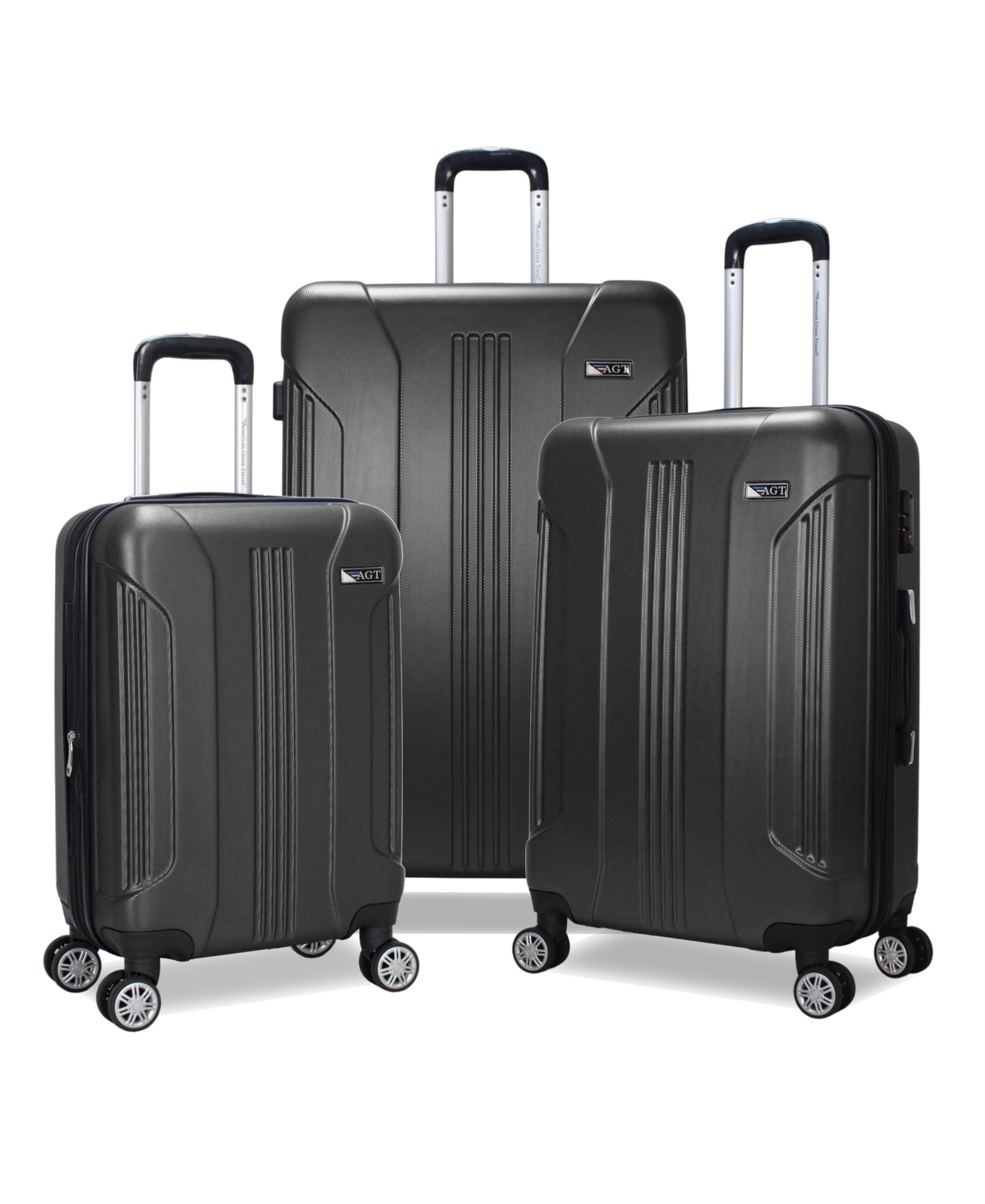 Click here for Denali S. 3-Pc. Anti-theft Hardside Luggage Set -... prices