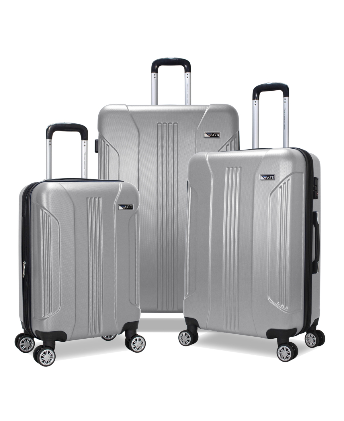 Click here for Denali S. 3-Pc. Anti-theft Hardside Luggage Set -... prices