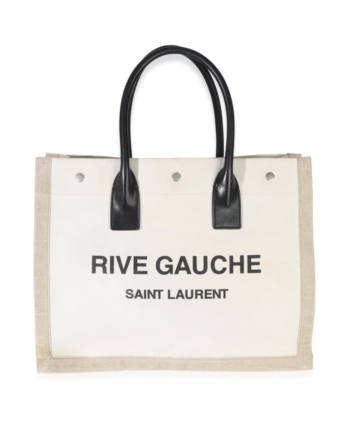Click here for Pre-Owned Saint Laurent Beige Linen Rive Gauche To... prices