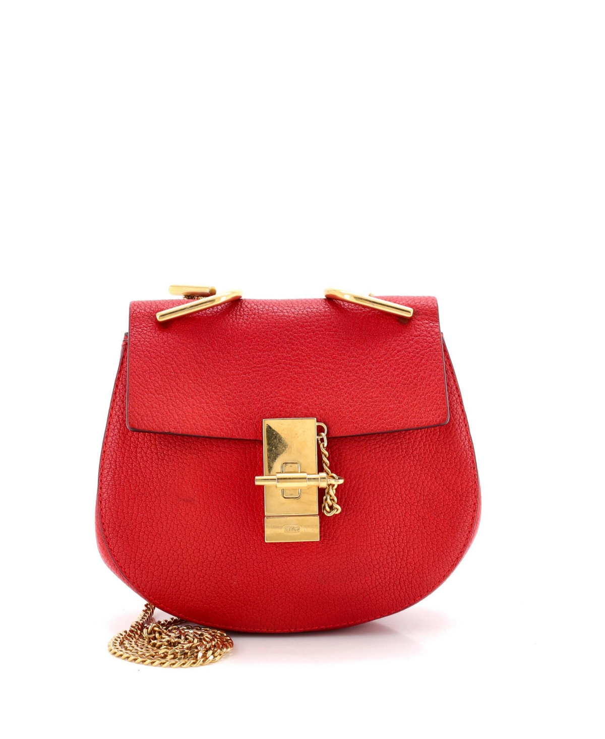 Click here for Pre-Owned Chloe Mini Drew Crossbody Bag Leather -... prices