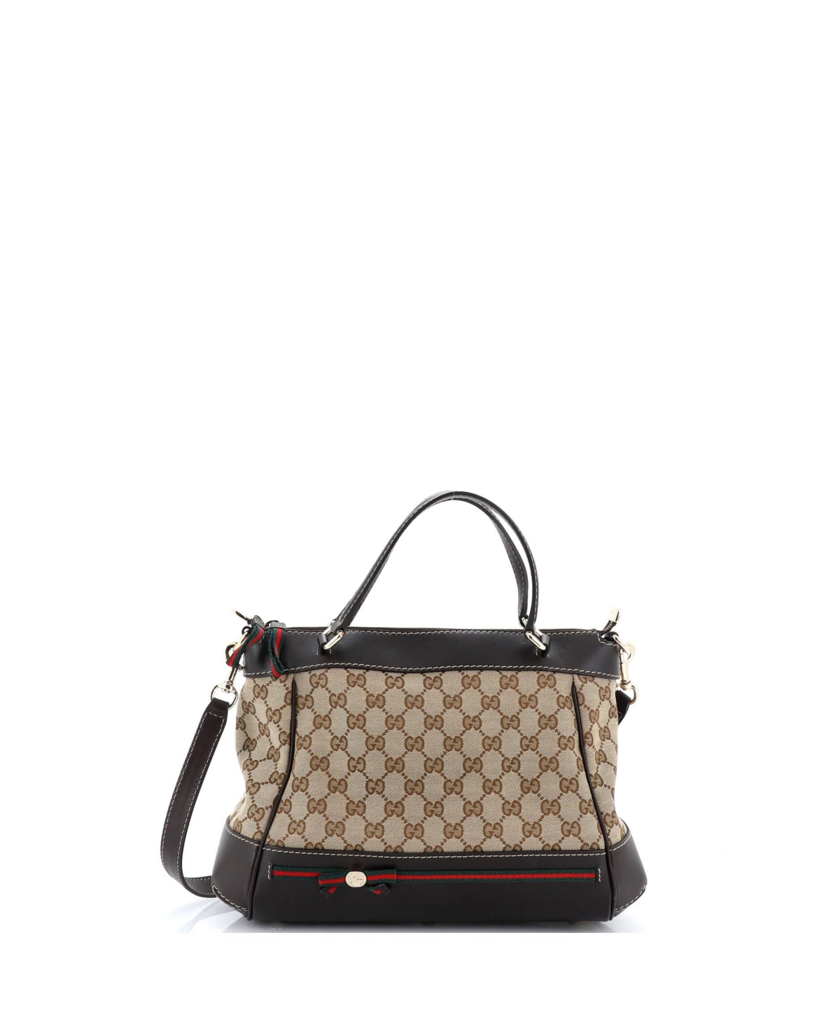 Click here for Pre-Owned Gucci Small Mayfair Convertible Tote Gg... prices