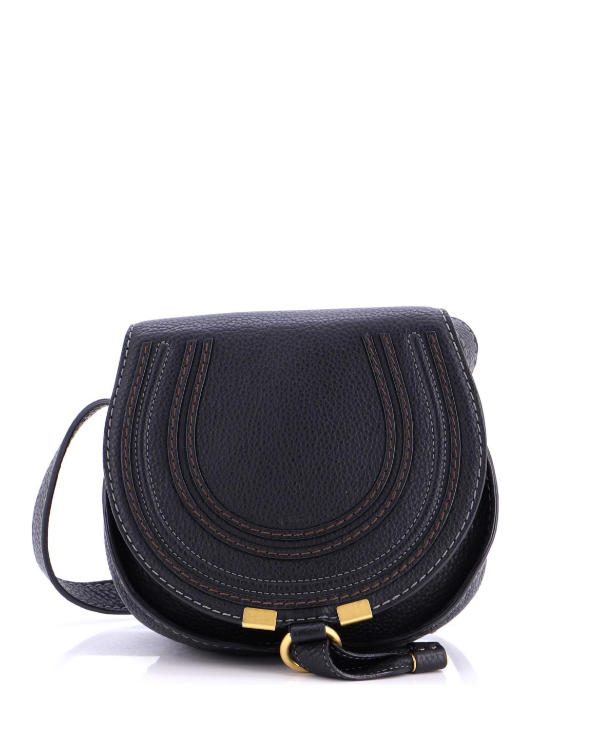 Click here for Pre-Owned Chloe Mini Marcie Crossbody Bag Leather... prices