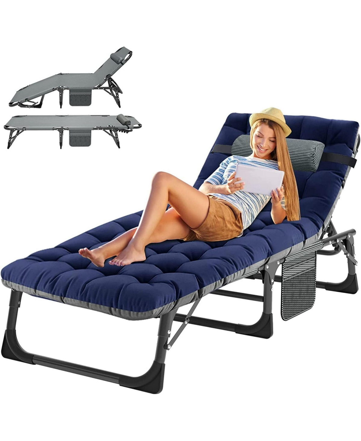 Click here for Aboron Heavy Duty Foldable Camping Cot - Double La... prices