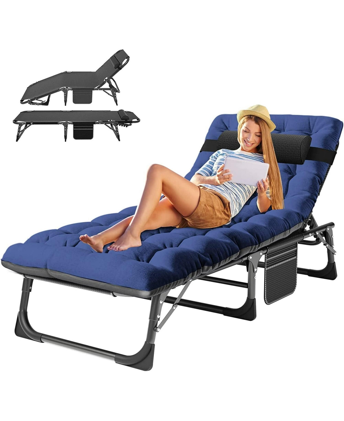 Click here for Aboron Heavy Duty Foldable Camping Cot - Double La... prices