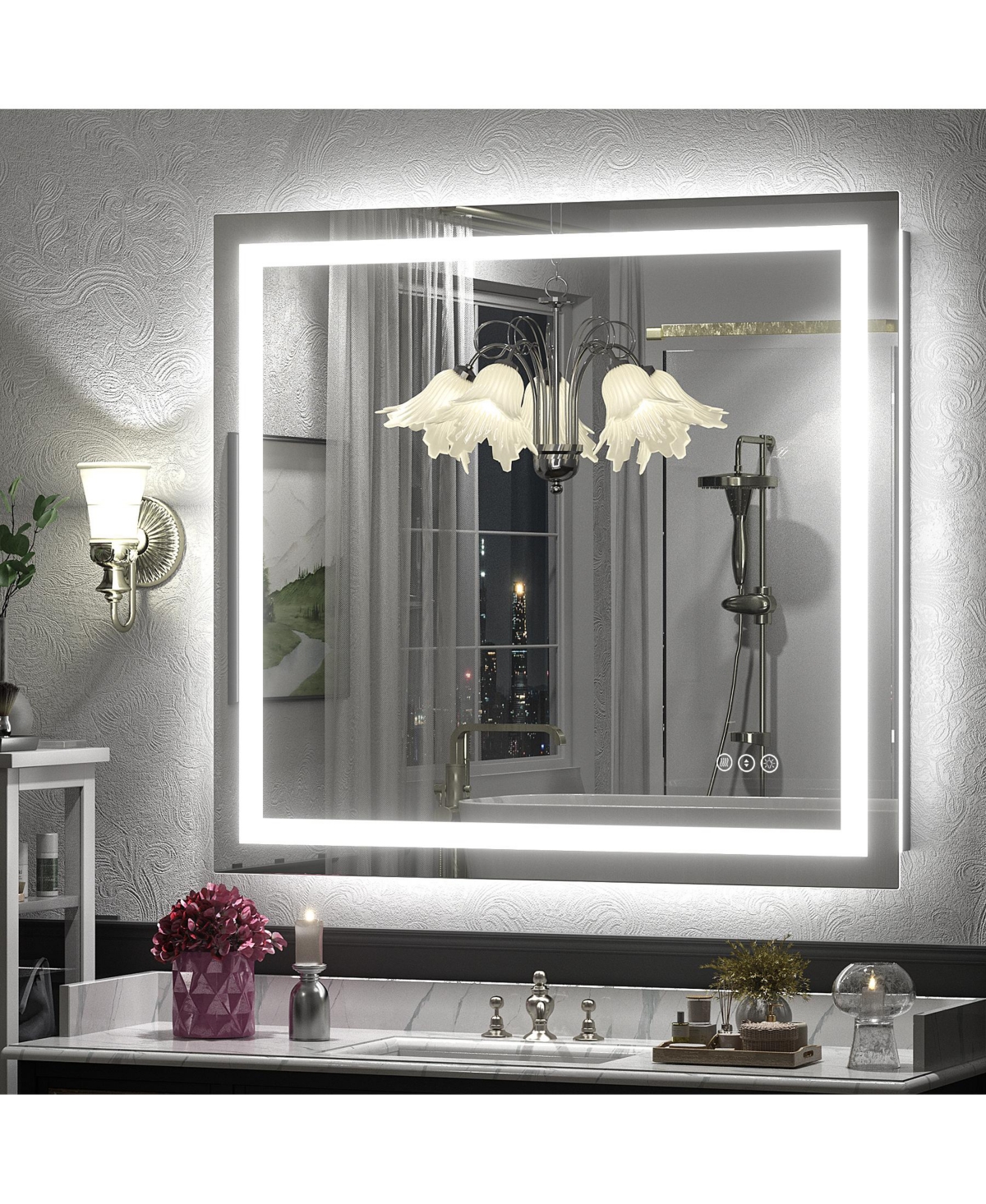 Click here for Apmir 38 x 40 Super Bright Front and Back Led Ligh... prices