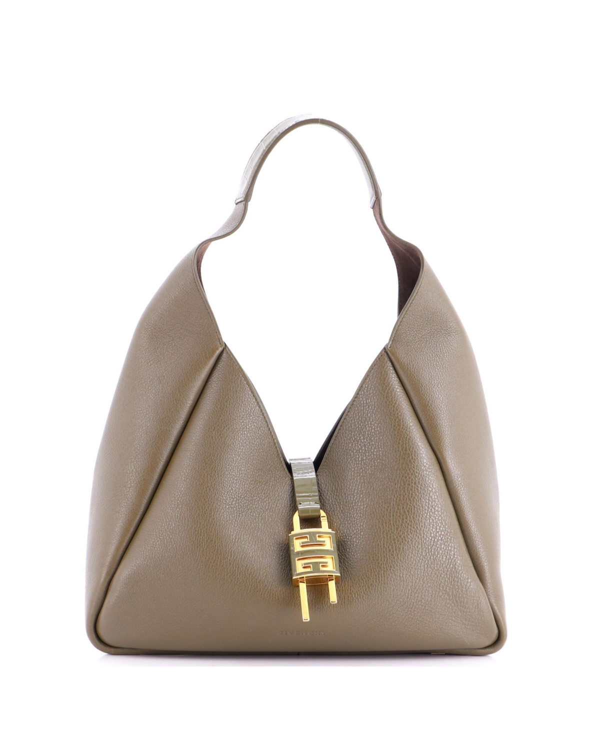 Click here for Pre-Owned Givenchy Medium Padlock Hobo Leather - B... prices