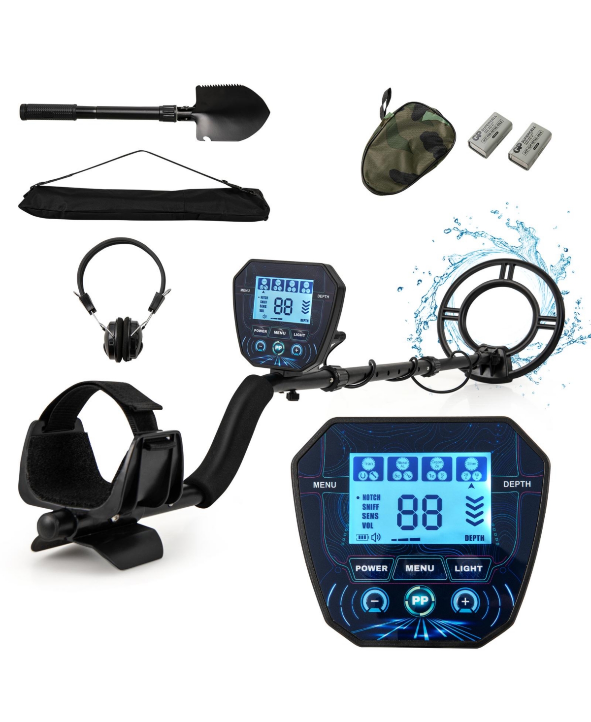 Click here for Sugift Metal Detector with Backlit Lcd Display and... prices