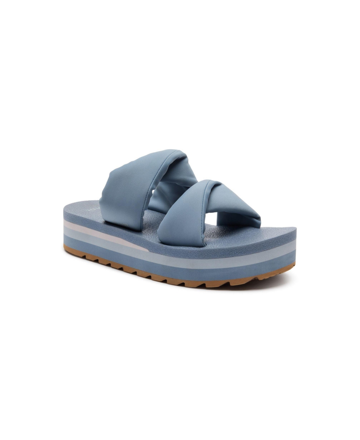Click here for Sanuk Yoga Twist-n-Slide - Women Sandals - Denim b... prices