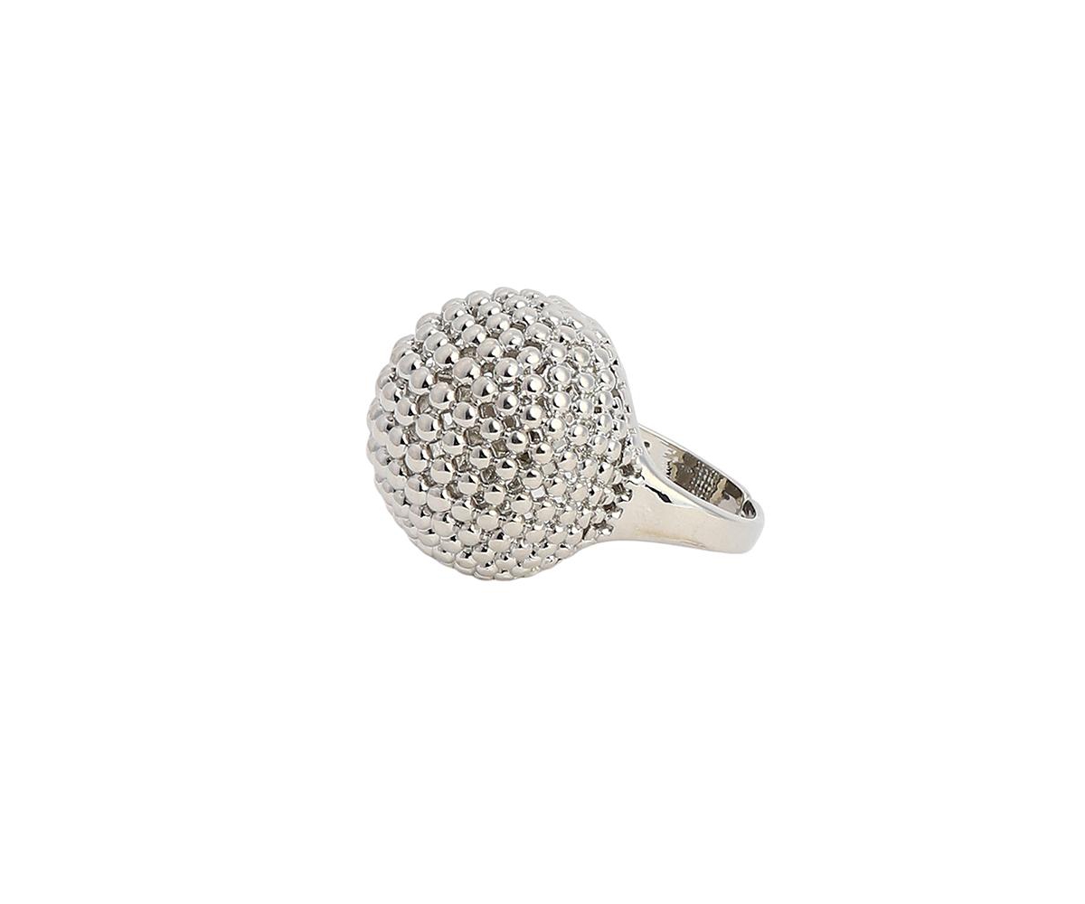 Click here for Sohi Womens The Disco Ball Statement Ring - Silver prices