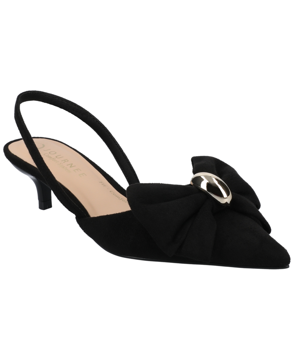 Click here for Journee Collection Womens Bergamot Slingback Bow E... prices