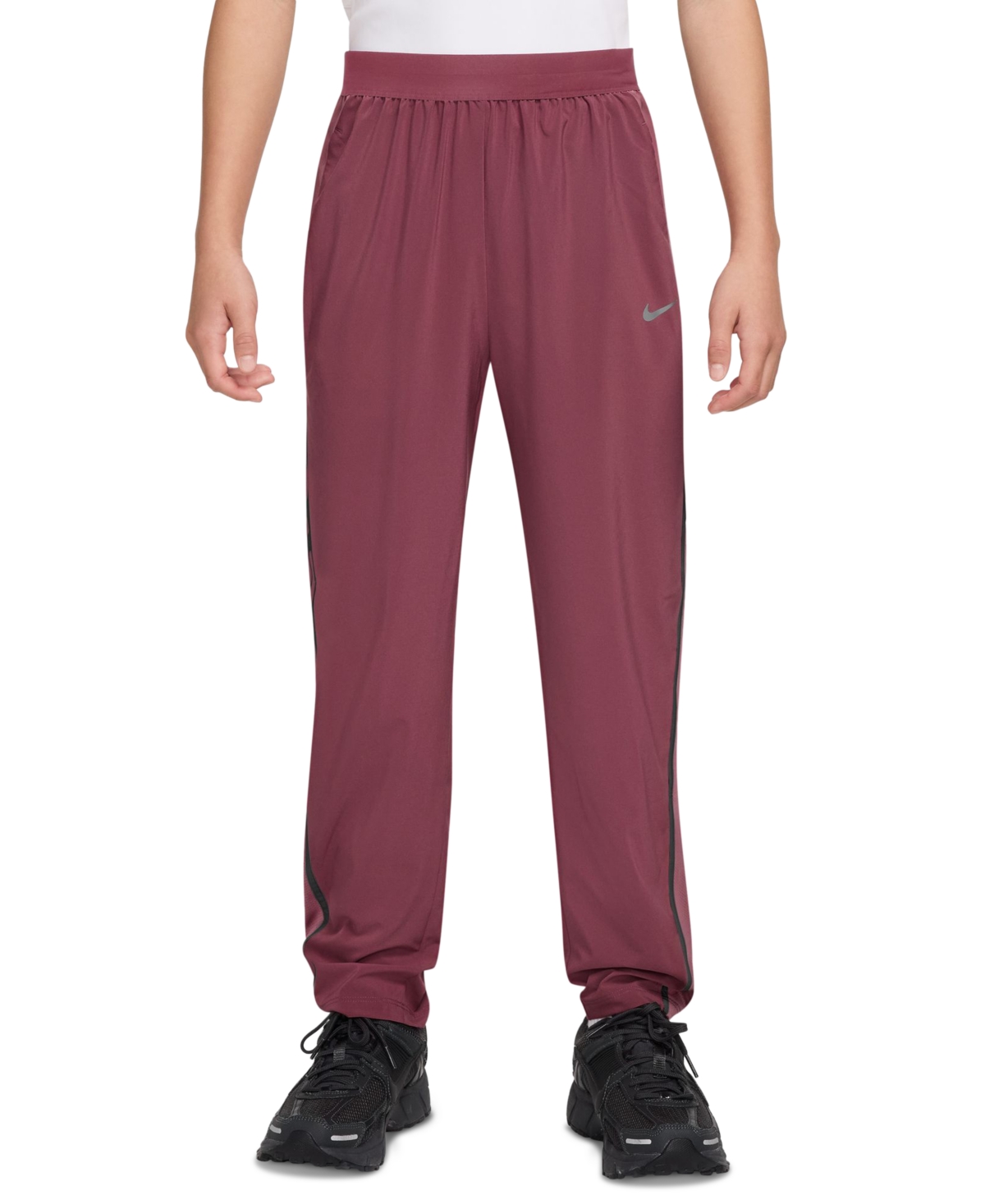 Click here for Nike Girls Dri-fit Mid-Rise Pull-On Pants - Pink S... prices