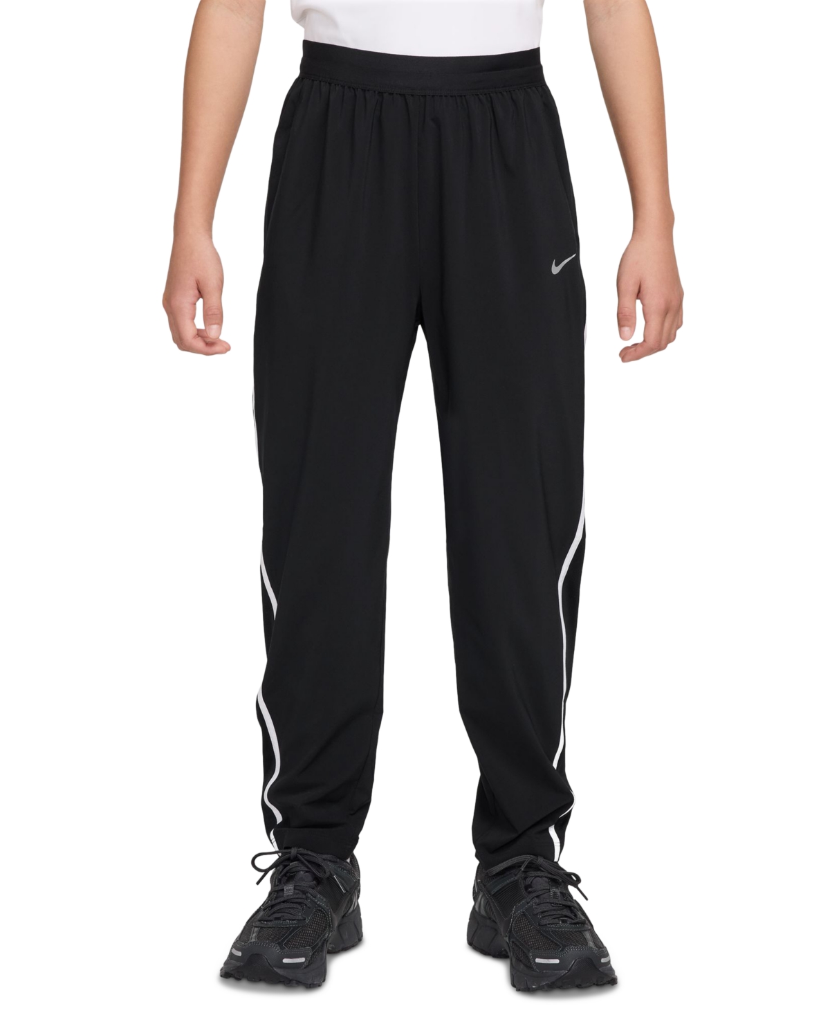 Click here for Nike Girls Dri-fit Mid-Rise Pull-On Pants - Black/... prices
