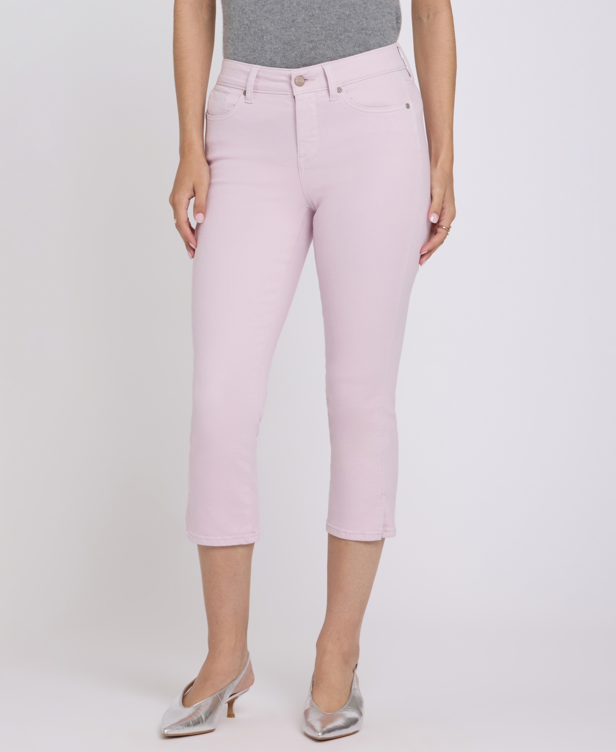 Click here for Nydj Womens Chloe High-Rise Capri Jeans - Light Li... prices