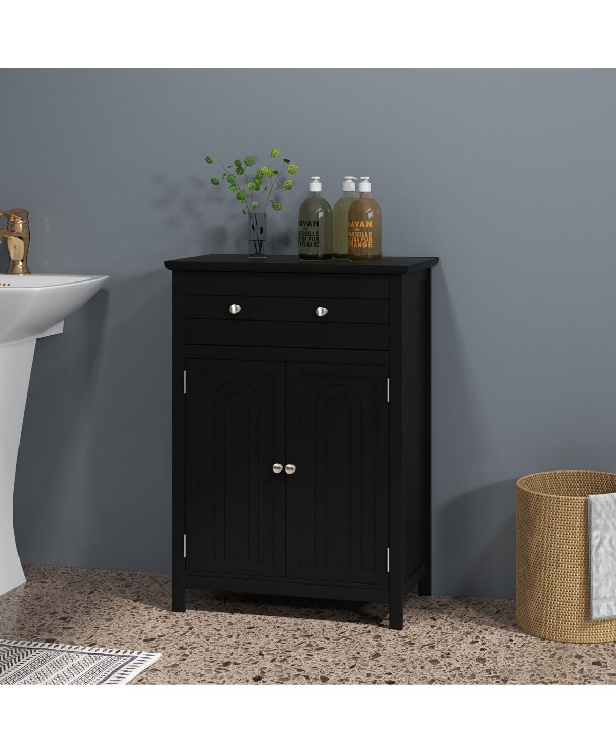 Click here for sumyeg 2-Door Freestanding Bathroom Storage Cabine... prices