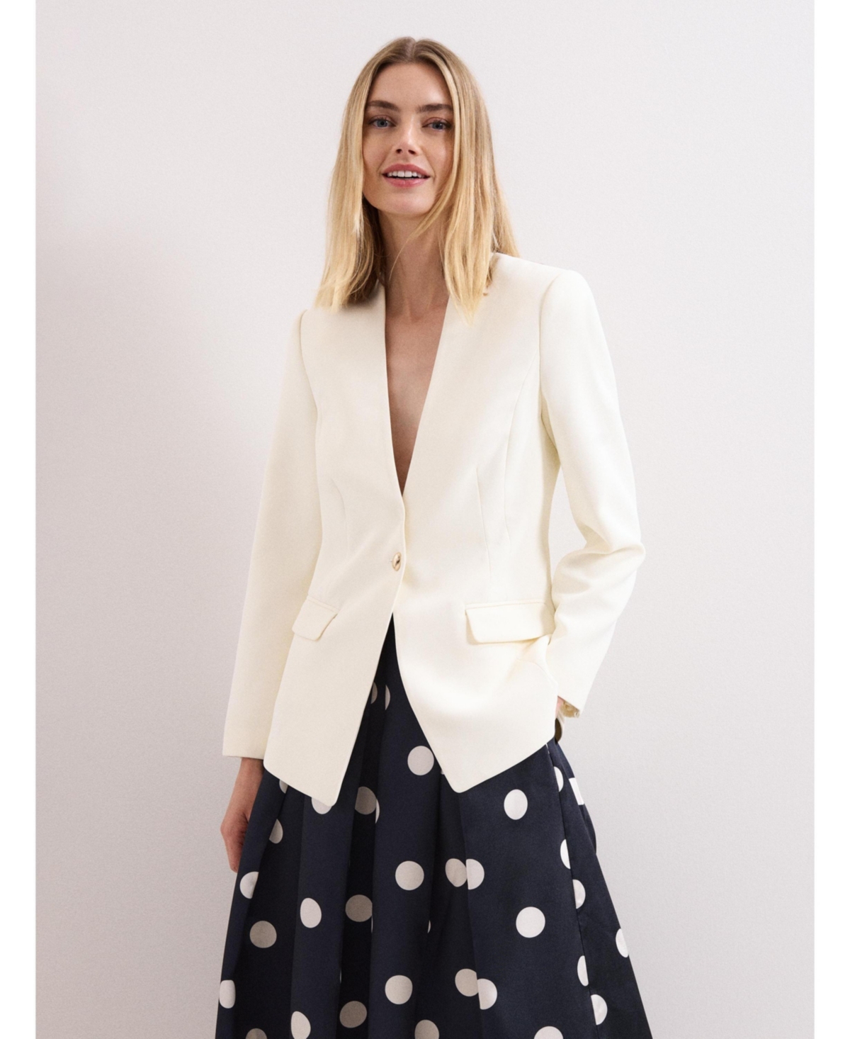 Click here for Phase Eight Womens Single Button Twill Blazer prices