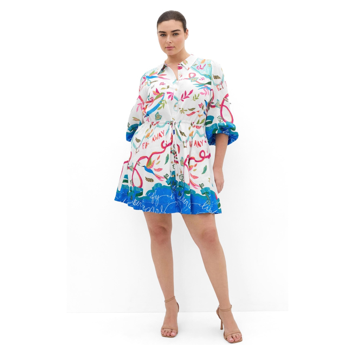 Click here for City Chic Womens Plus Size Tahlia Spirit Print Min... prices