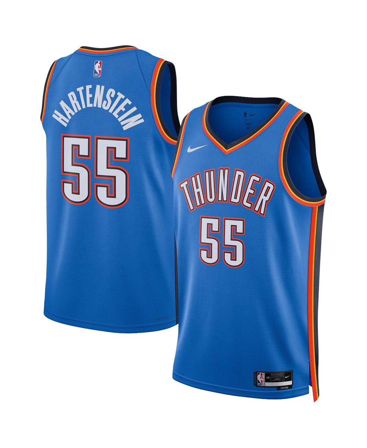 Click here for Nike Mens and Womens Isaiah Hartenstein Blue Oklah... prices