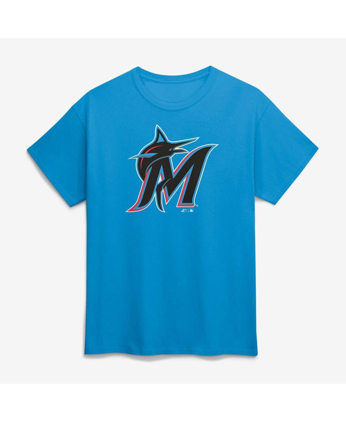 Click here for Logo Athletic Mens Blue Miami Marlins Logo T-Shirt... prices