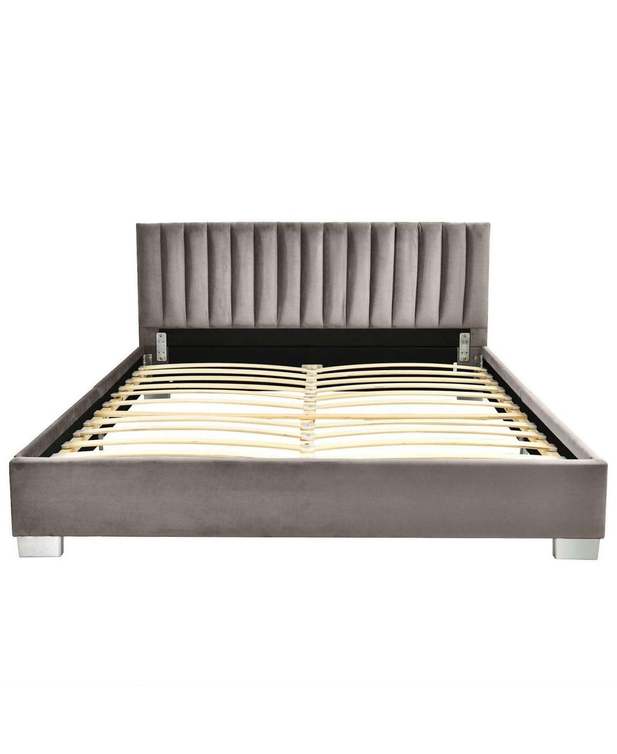 Click here for Gymax Full Tufted Upholstered Platform Bed Frame F... prices