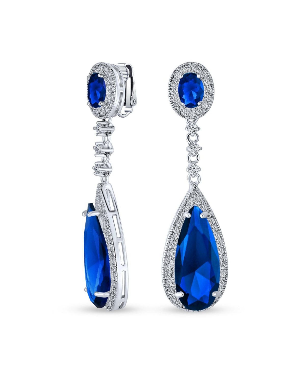 Click here for Bling Jewelry Cubic Zirconia Cz Teardrop Chandelie... prices