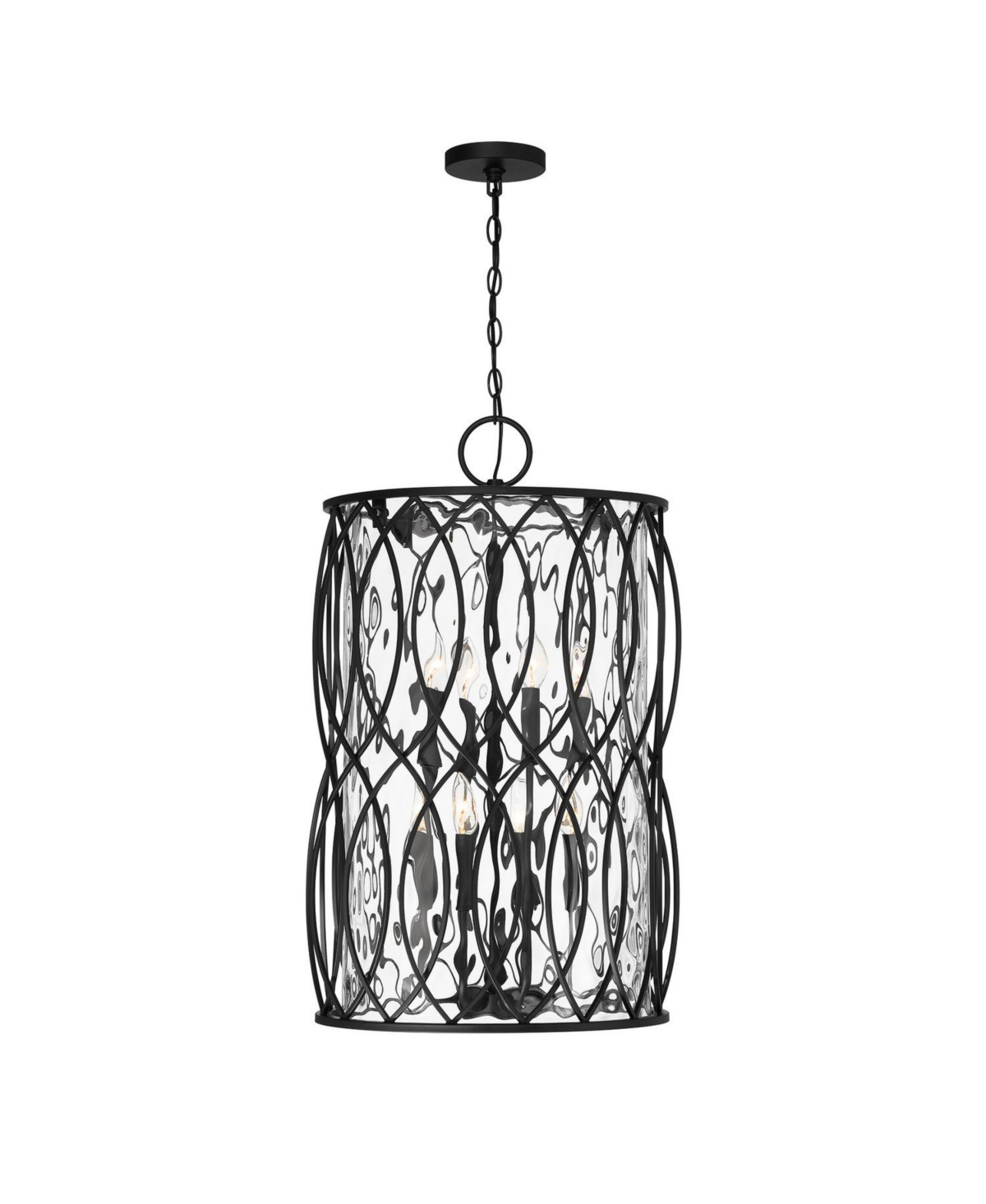 Click here for Savoy House Snowden 8-Light Pendant in - Matte bla... prices