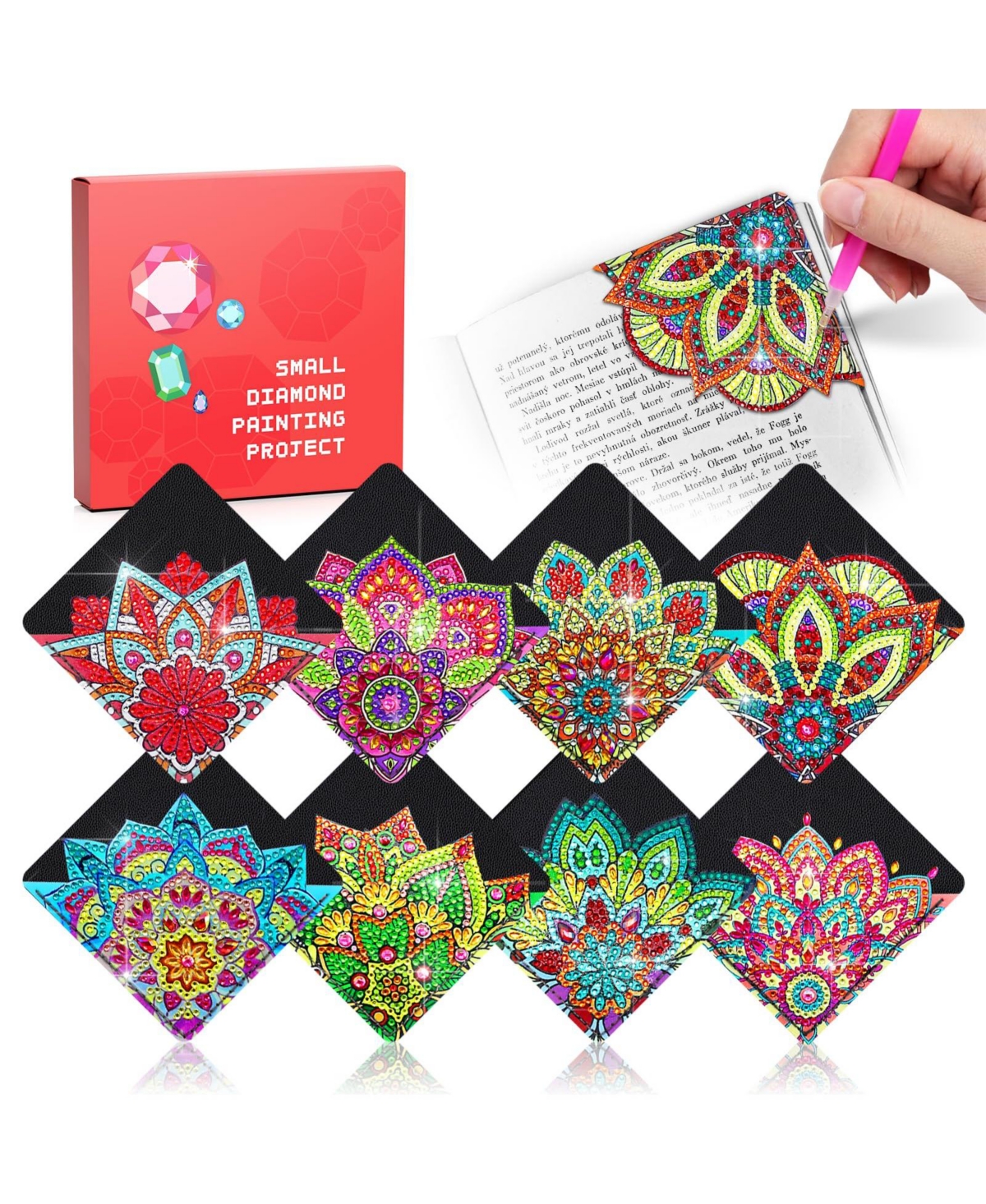 Click here for Gnuadz Painting Bookmark Rhinestone Diy Embroidery... prices