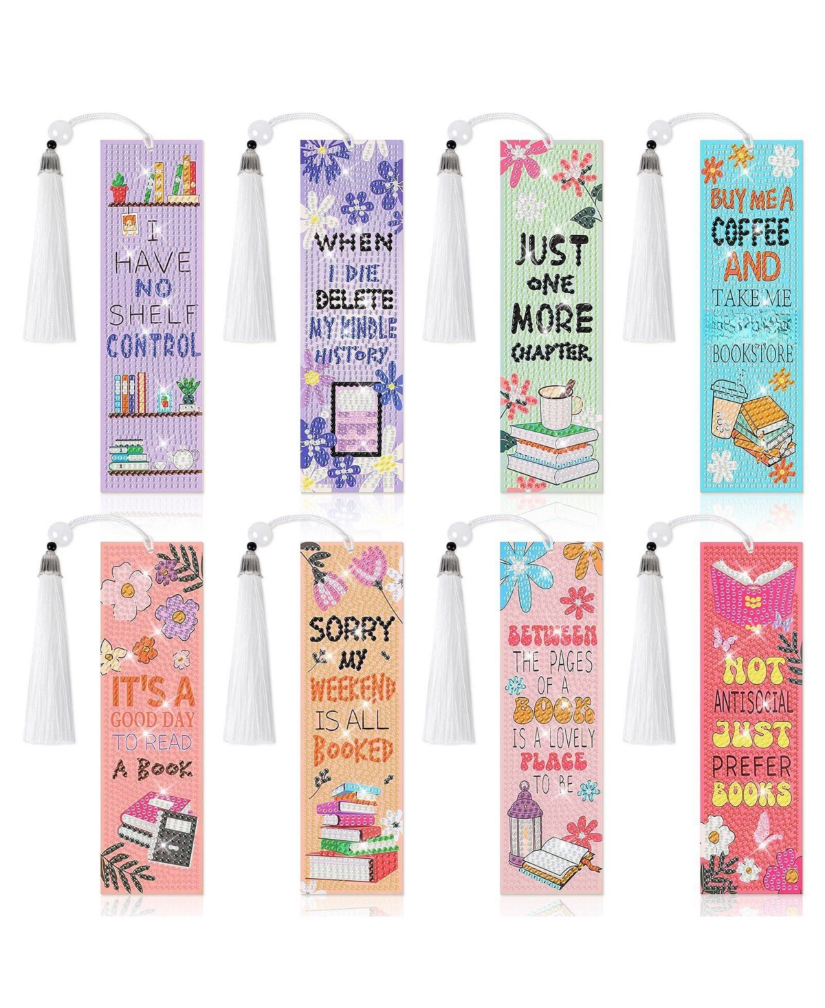 Click here for Gnuadz Verse Art 5d Beaded Bookmark Tassel Diy Bib... prices