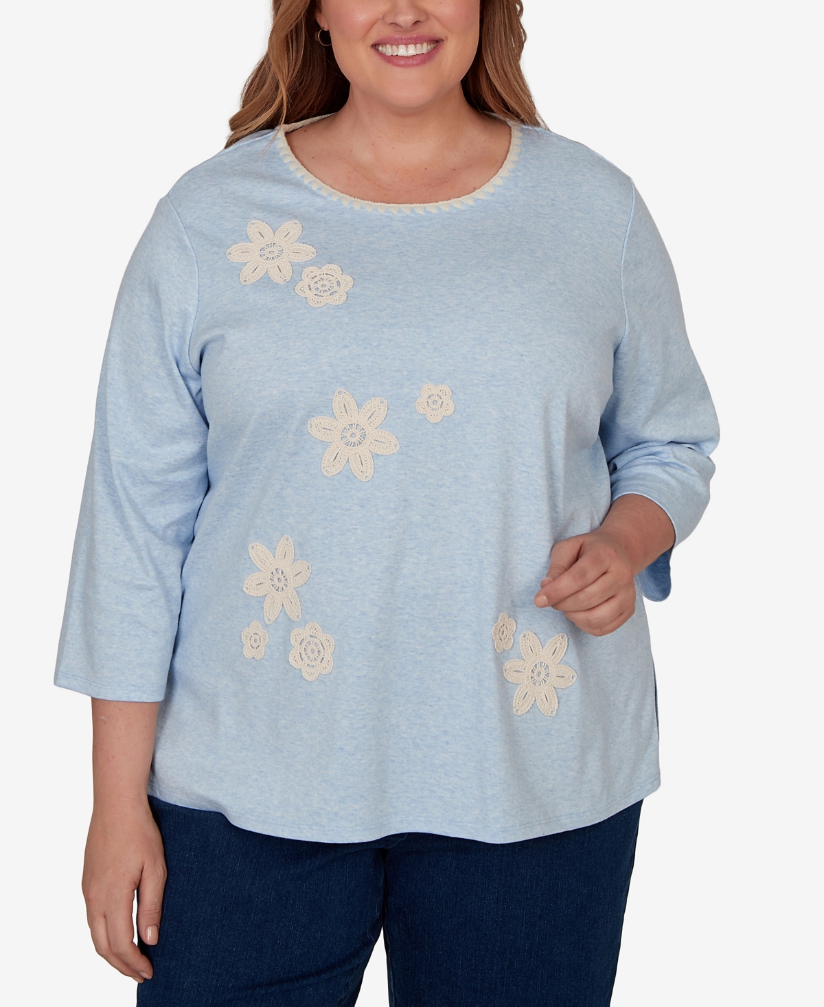 Click here for Alfred Dunner Plus Size Camden Market Floral Stitc... prices