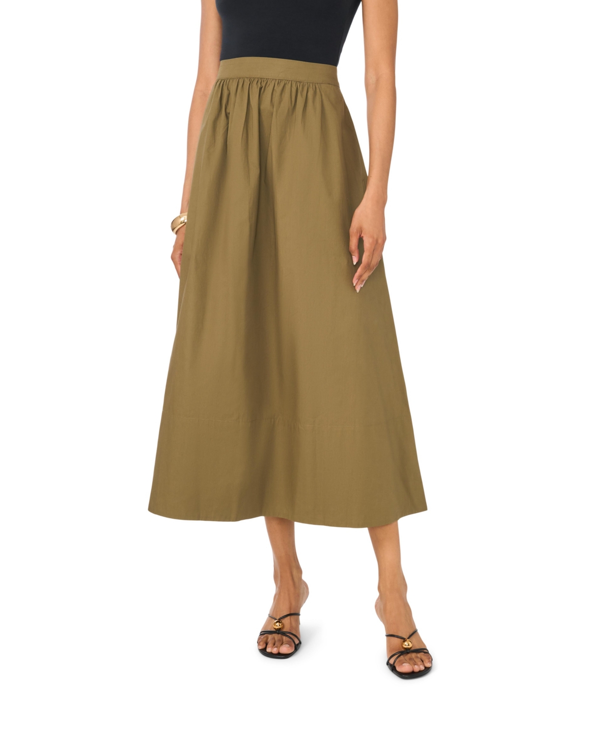 Click here for Vince Camuto Womens Zipper Long Maxi Skirt - Burnt... prices