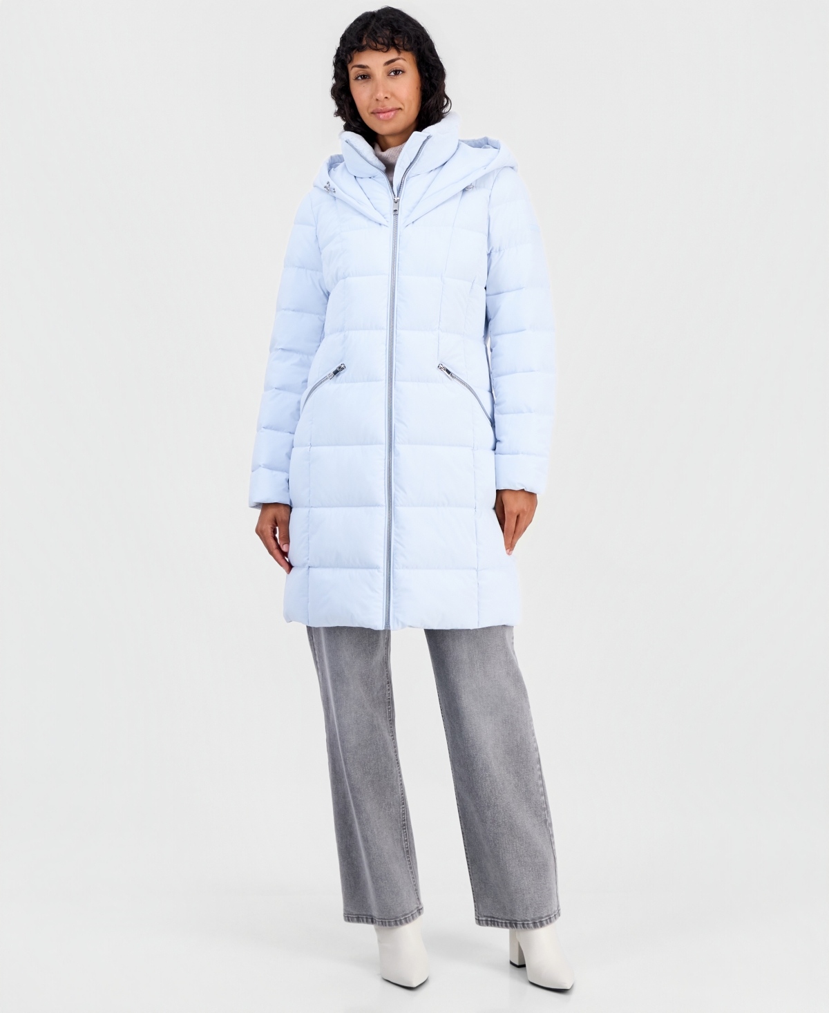 Click here for Calvin Klein Womens Hooded Puffer Coat  Created fo... prices