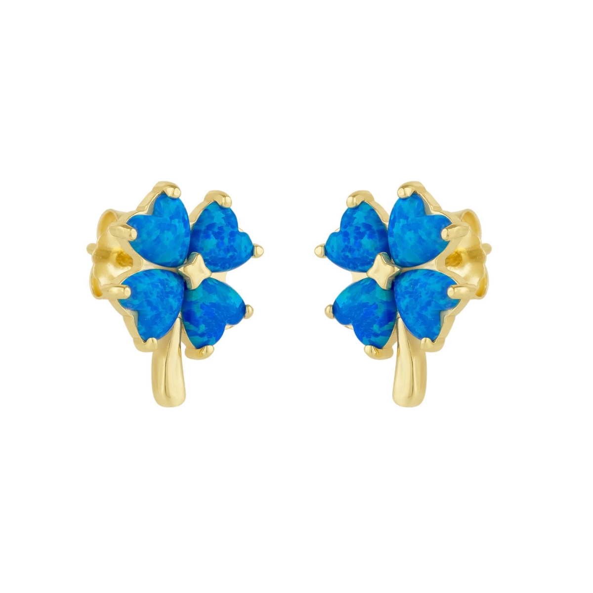 Click here for Spero London Blue Opal Four Leaves Clover Sterling... prices