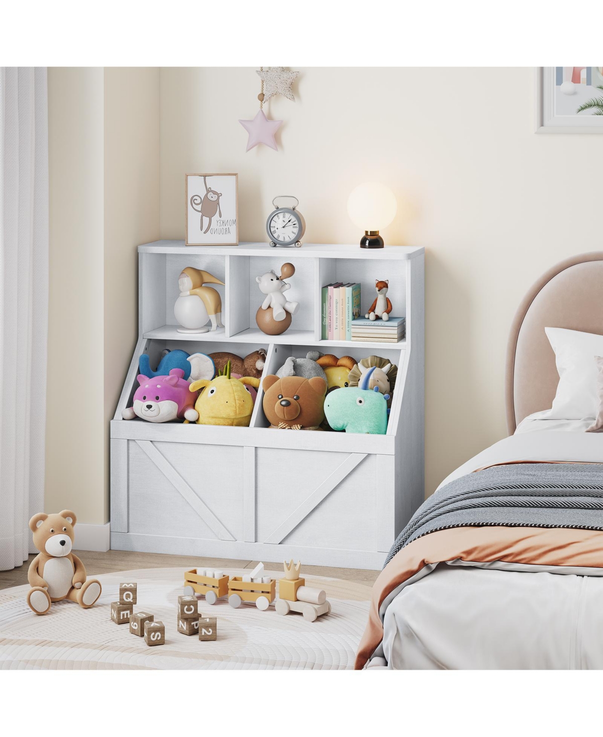 Click here for homfan Kids Toy Storage Organizer - White prices