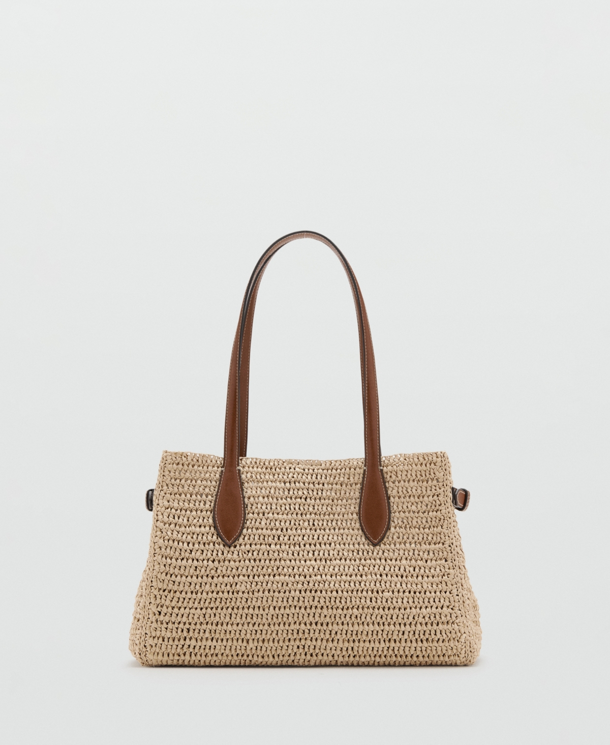 Click here for Mango Womens Natural-Fiber City Bag - Leather prices